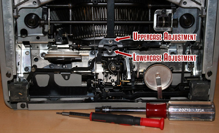 Typewriter Repair 101: Adjusting Vertical Typeface Alignment (Segment ...