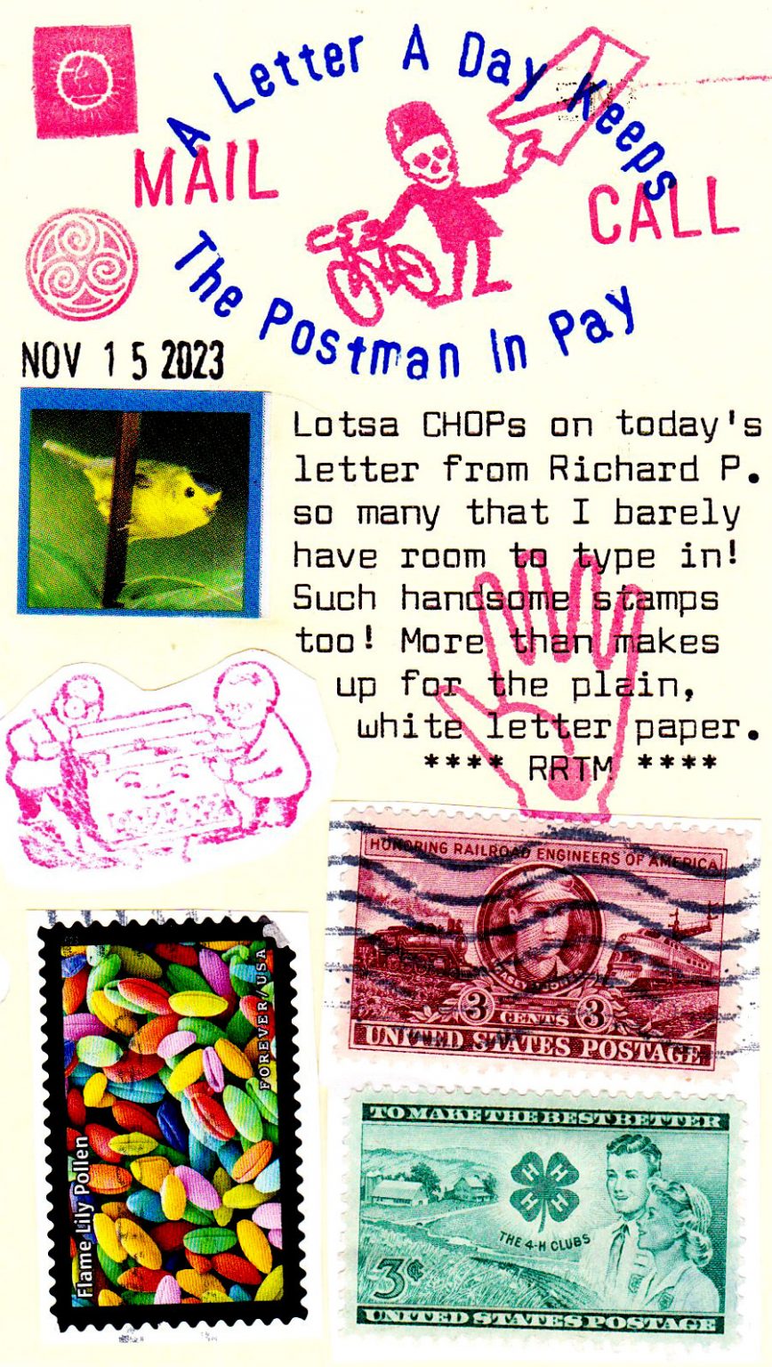 Mail Call: Polt Chops! – To Type, Shoot Straight, and Speak the Truth…